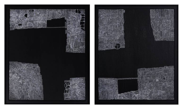 Streets of New York Painting by Lucian George | Saatchi Art