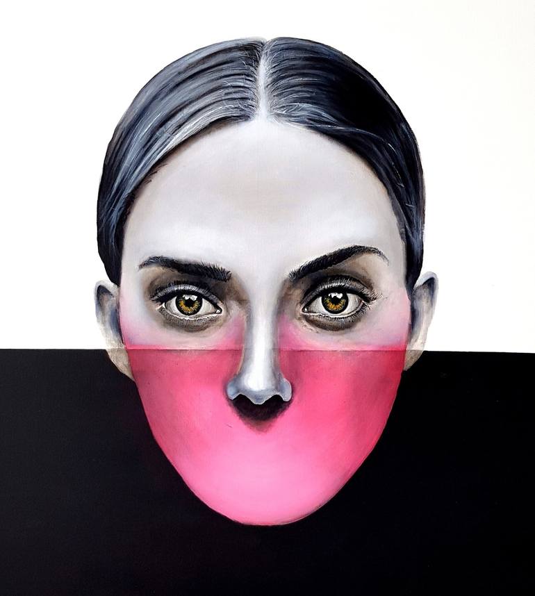 Μίλα (Speak up) Painting by Michalis Georgiou | Saatchi Art