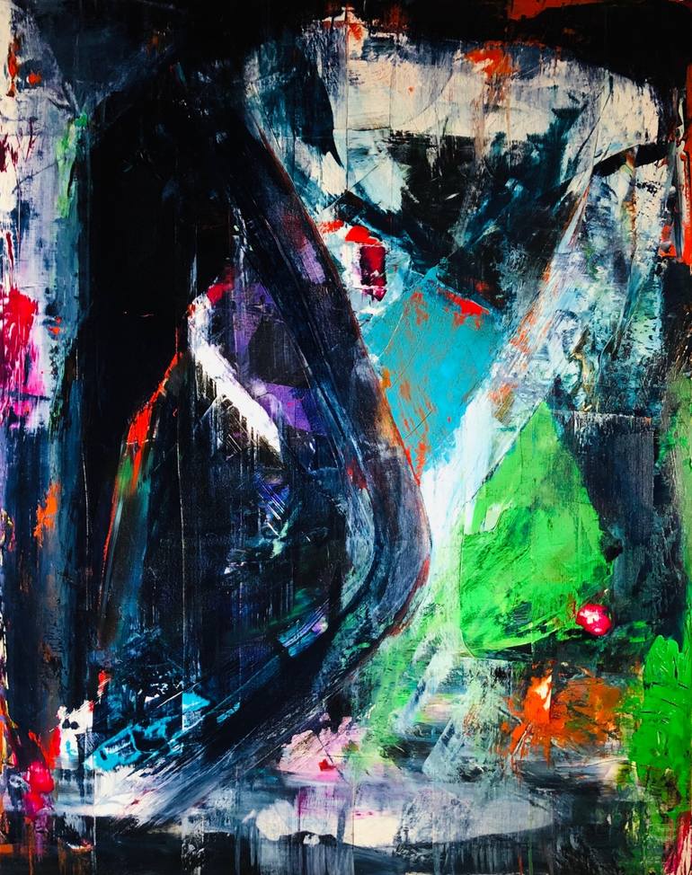 The Drama Painting by Jason York | Saatchi Art