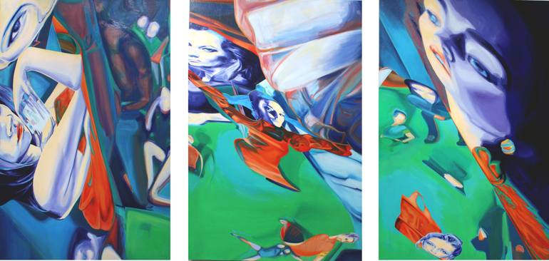 Kalopsia, iii Painting by Monique Barnett | Saatchi Art