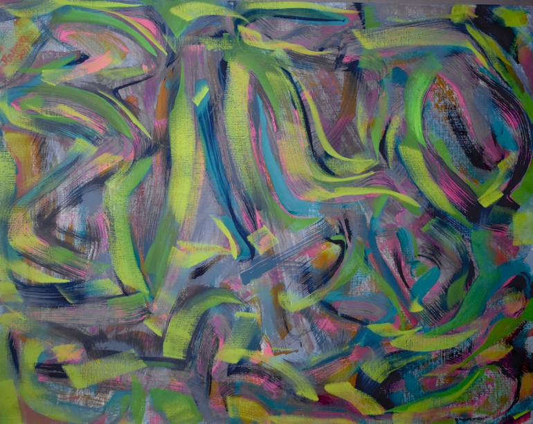 Vibrant Splendor Painting by Jack Gurman | Saatchi Art