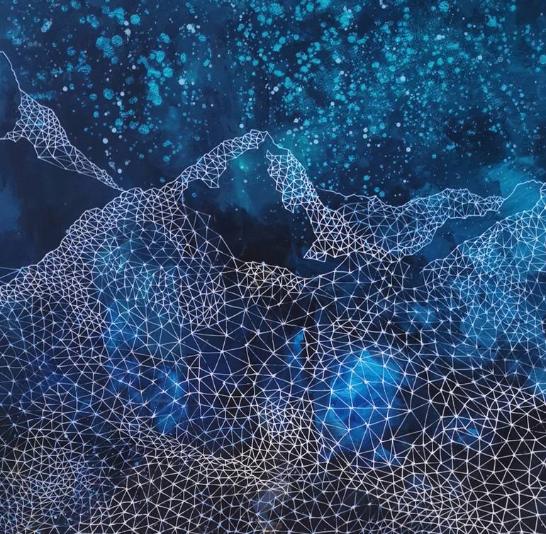 nextnet | play Painting by Ada Chini | Saatchi Art
