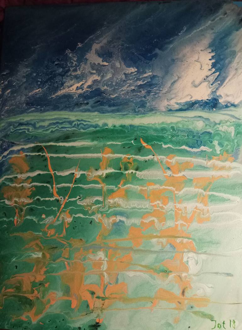 Algae Painting by Nikolay Davidovsky | Saatchi Art