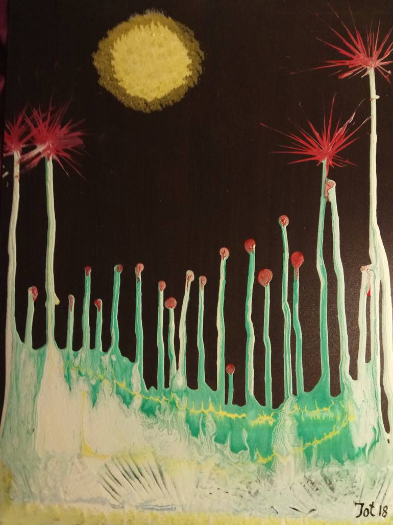 Sprouts Painting by Nikolay Davidovsky | Saatchi Art