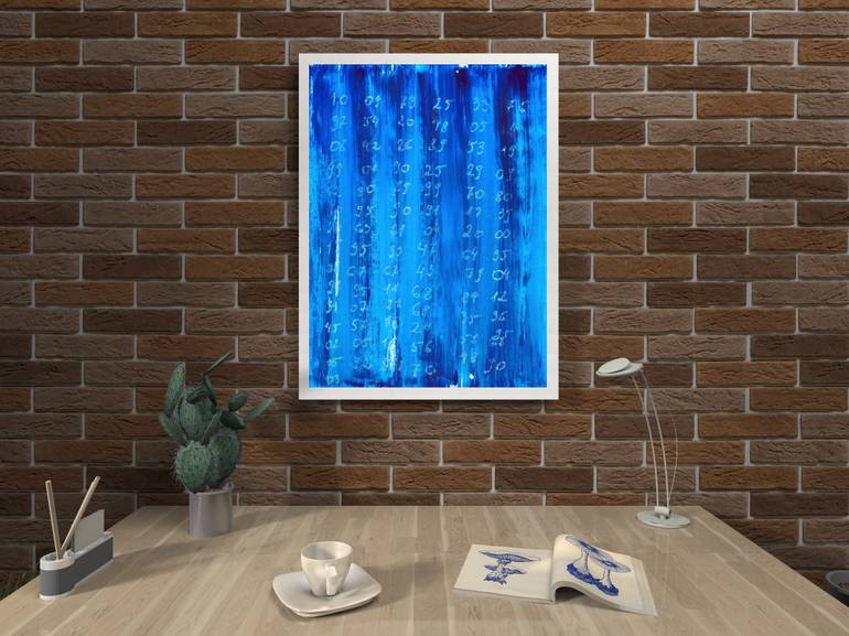 Random numbers conceptual drawing Drawing by Anastasia Vasilyeva ...