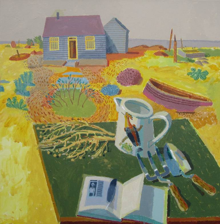 Derek Jarman's House and Still Life, Dungeness Painting by Ronald ...