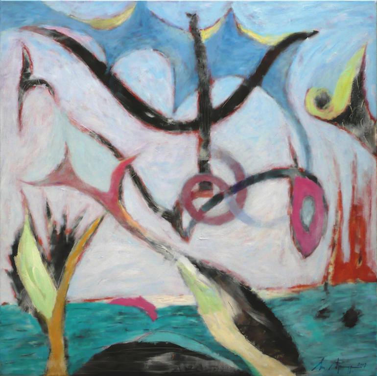 La Baie Painting by Arthur Yang | Saatchi Art