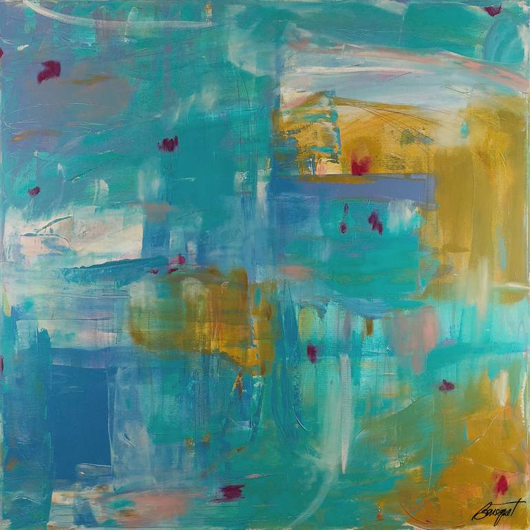 Bord de mer Painting by Sarah Bousquet | Saatchi Art