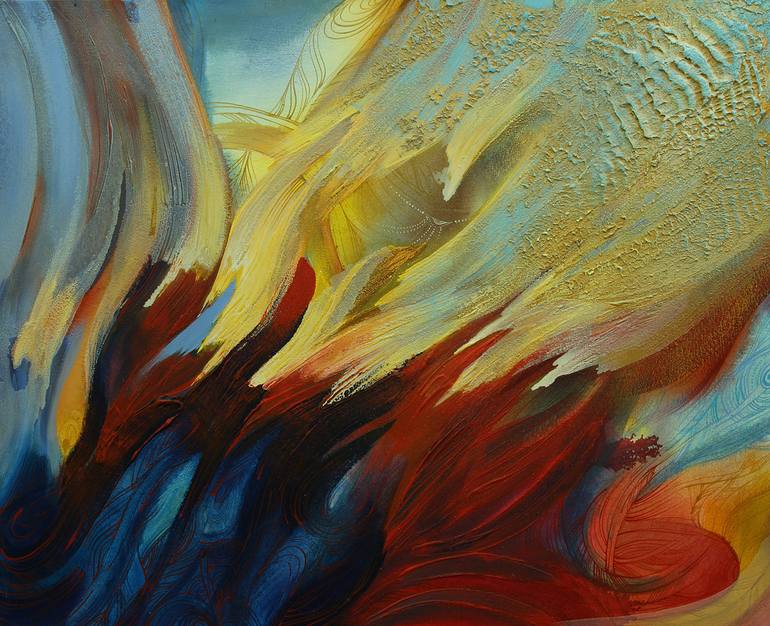 Collision Painting by Daniel Slavinskiy | Saatchi Art