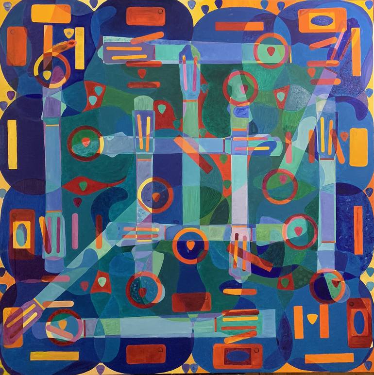 Guitars#12 Let It Bee. Painting by Peter Cabal | Saatchi Art