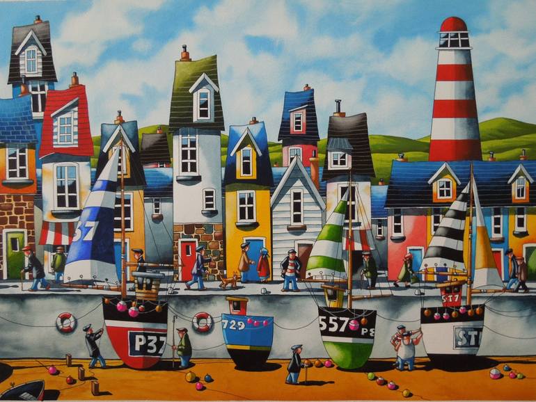 The Cornish Summer Painting by Paul Kiernan | Saatchi Art