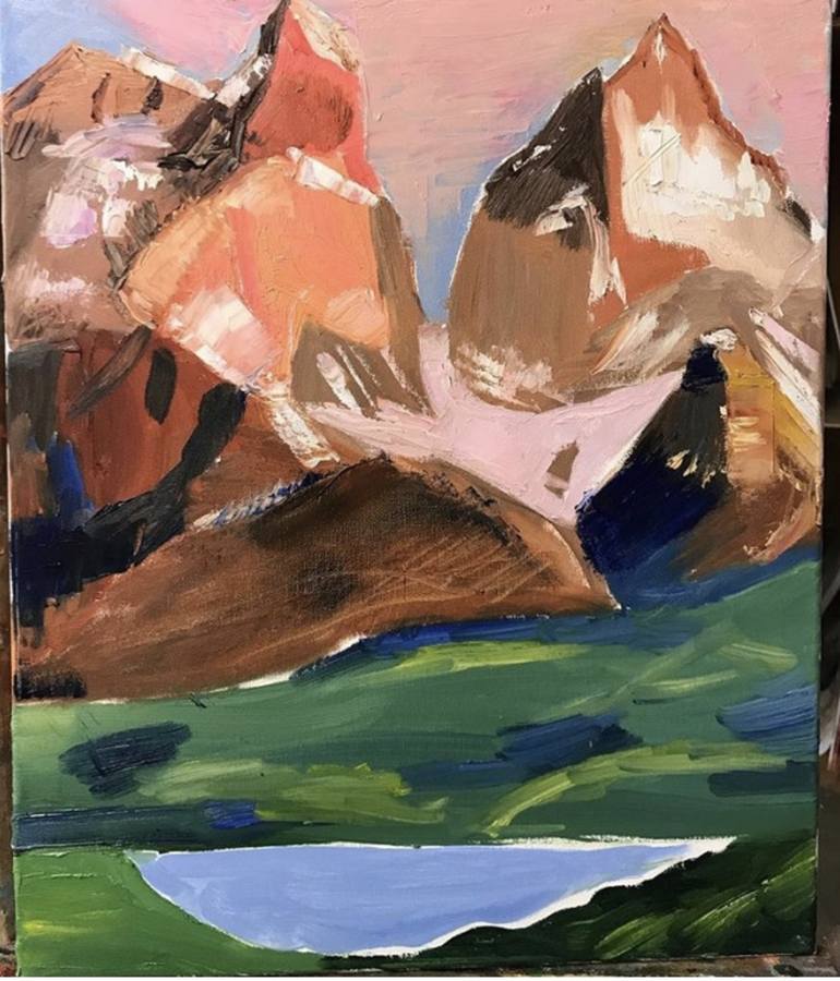 golden Painting by Chloe Dougherty | Saatchi Art