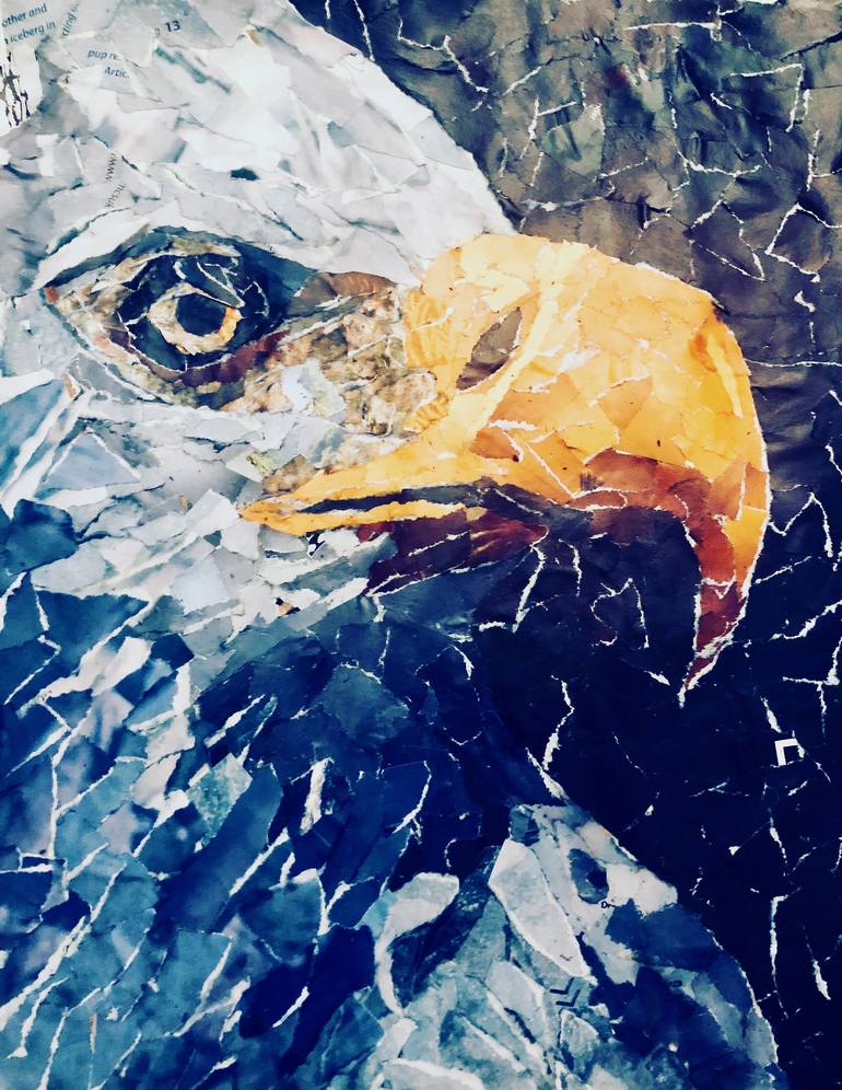First Eagle Collage by Cesca Amy Collage | Saatchi Art