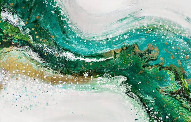 Abstract Painting 2202 XXL art, large acrylic painting Painting by ...