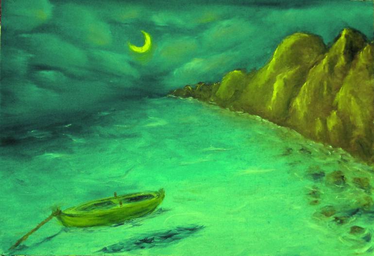 boat 12 Painting by Oktay Alkan | Saatchi Art