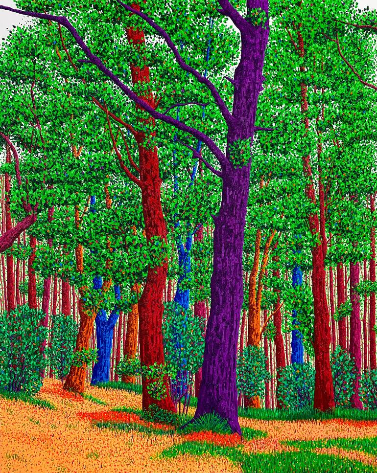 In The Mountain We Found a Playground Painting by Jose F Jimenez ...