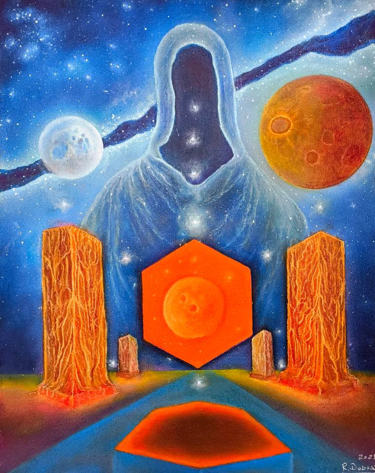GUARDIAN OF INFINITY NO. 4 – PORTAL OF EXISTENCE Painting by Rafal ...