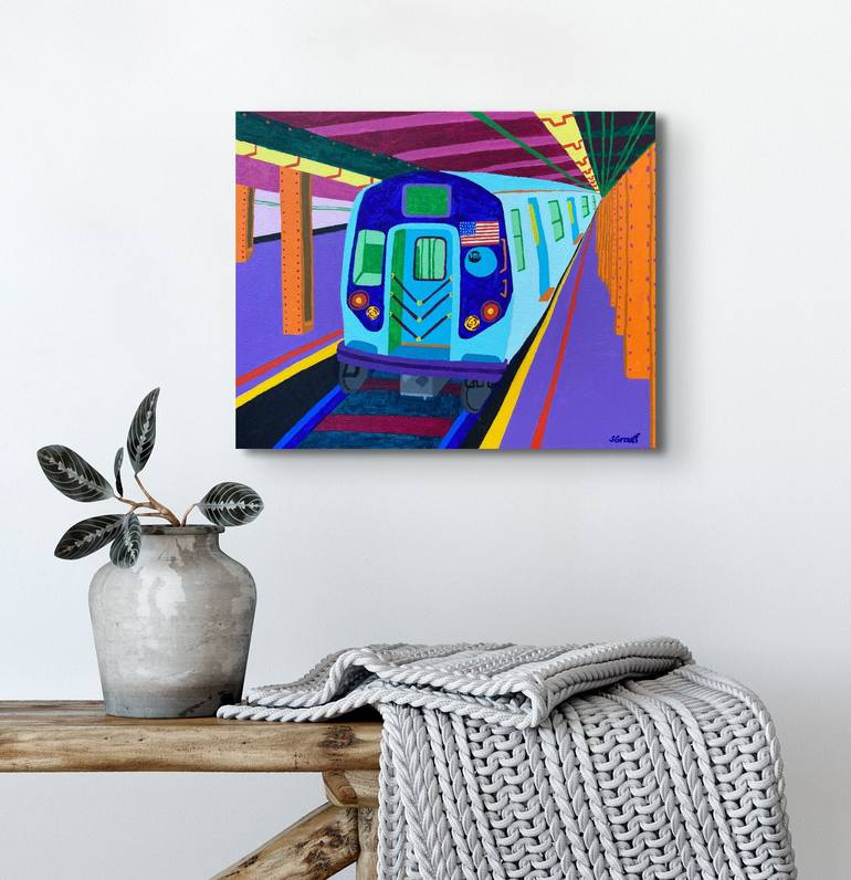 Subway Painting by Sue Graef | Saatchi Art
