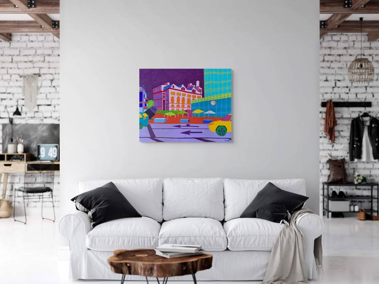 Mulberry Sky Painting by Sue Graef | Saatchi Art