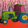 Tractor Painting by Sue Graef | Saatchi Art