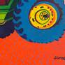 Tractor Painting by Sue Graef | Saatchi Art