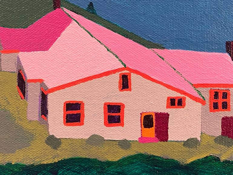 Lakes of the Clouds Hut Painting by Sue Graef | Saatchi Art