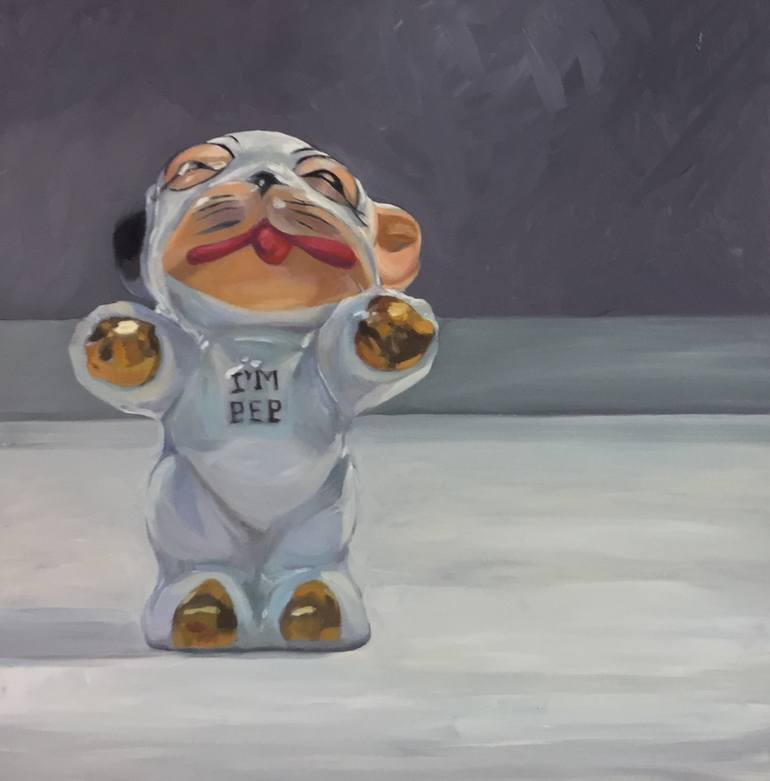 A Little Pep Painting by Kerry Rowland-Avrech | Saatchi Art