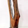 Hand Blown Clear Glass with Walnut Wood Sculpture by Scott Slagerman ...
