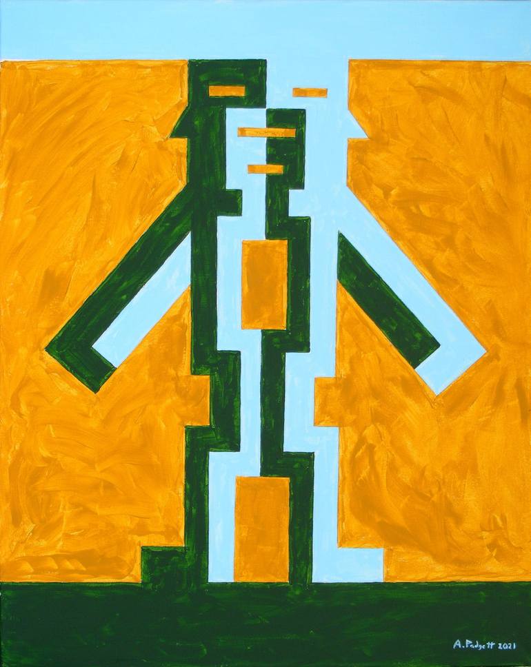 Inner Outer Man Painting by Anthony Padgett | Saatchi Art