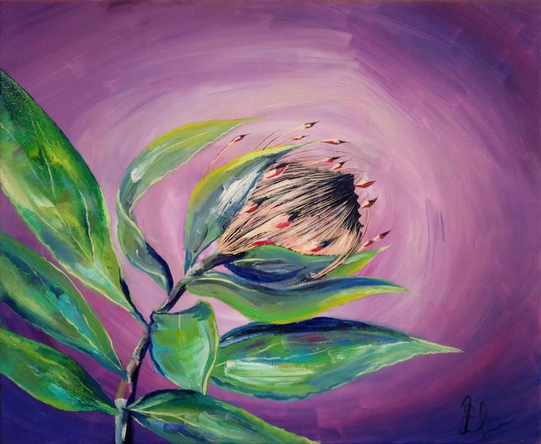 Very Peri Painting by Ekaterina Khovanskaya | Saatchi Art
