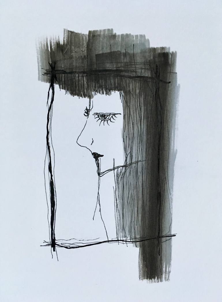 Looks 1 Drawing by Vitor Da Silva | Saatchi Art