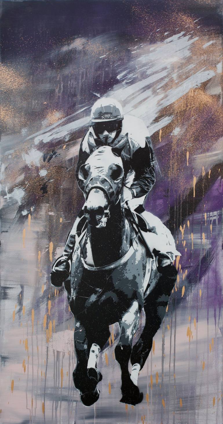 Jeździec MMXIX-N12 Painting by Karol Drzewiecki | Saatchi Art