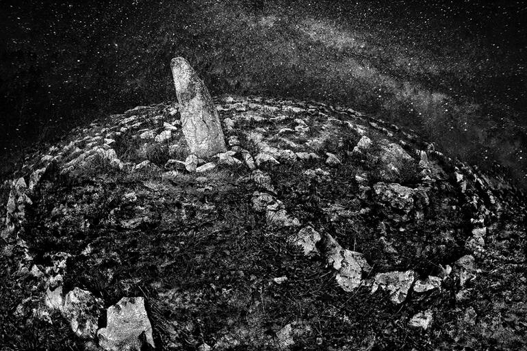 Anthropomorphic stelae Collage by Alexey Samoylenko | Saatchi Art