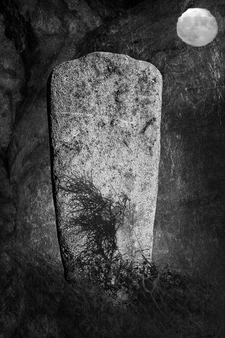 Anthropomorphic stelae Collage by Alexey Samoylenko | Saatchi Art