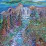 Helen Hunt Falls Painting by Chris Rutledge | Saatchi Art