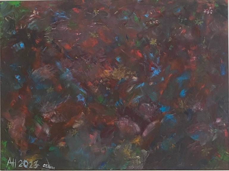 Lily Pond Painting by Alan AH Horne | Saatchi Art