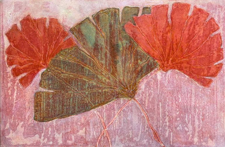 Gingko A Go-Go Painting by Marci Marsden | Saatchi Art