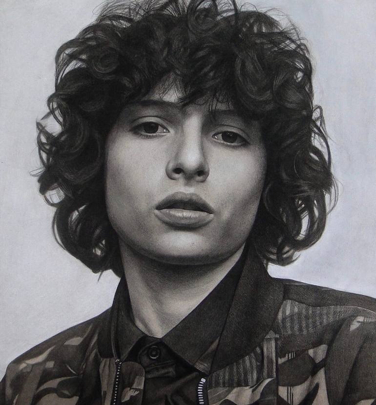 Finn Drawing by Elizaveta Poluyanskaya | Saatchi Art