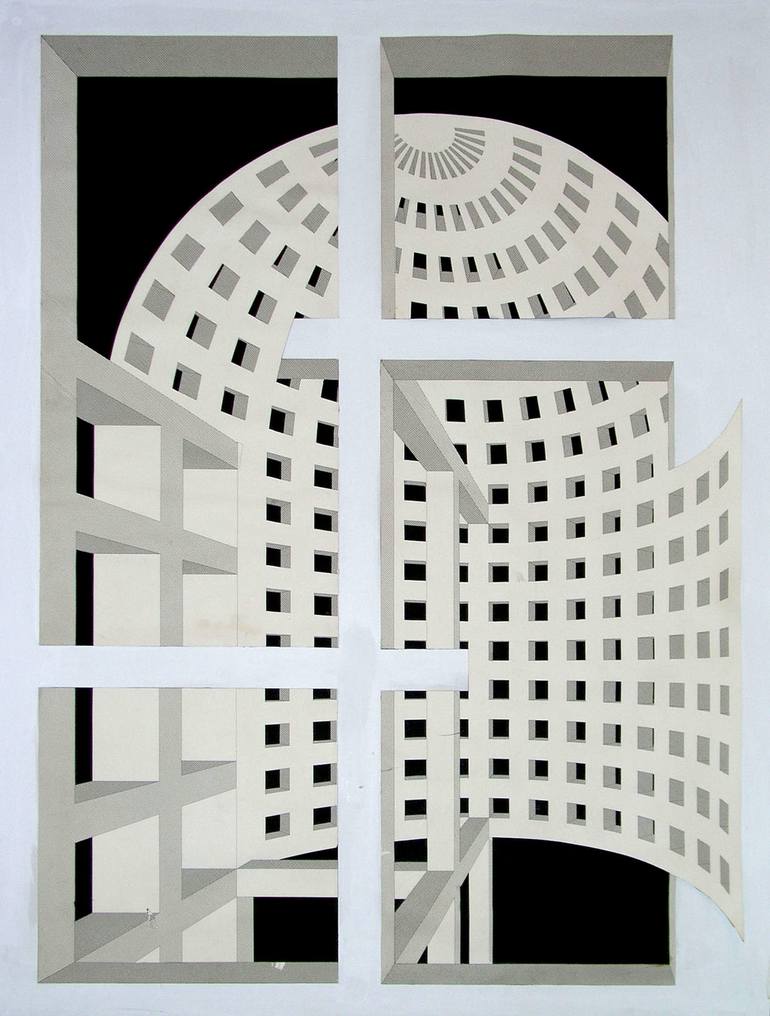 Expanded Dome Collage by Daniela Bertol | Saatchi Art