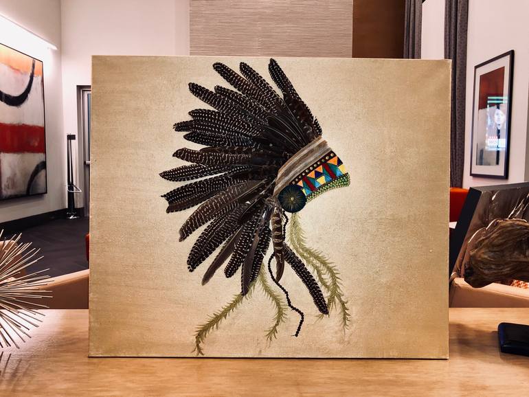 Native American Painting by Parham Sadrizadeh | Saatchi Art