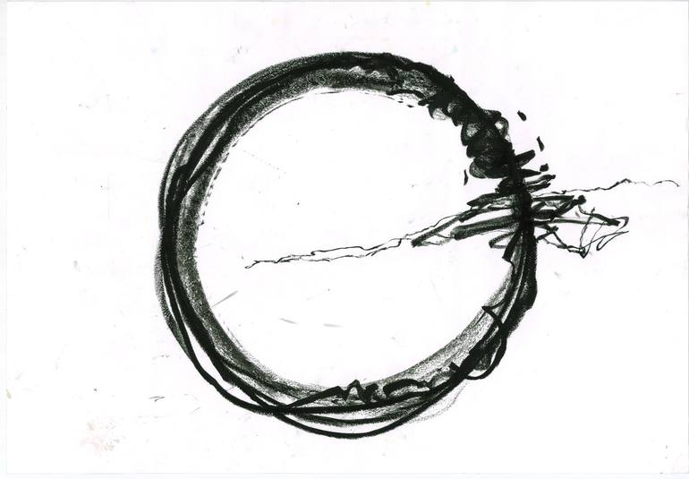 Ausbruch / Outbreak Drawing by Sybs Bauer | Saatchi Art