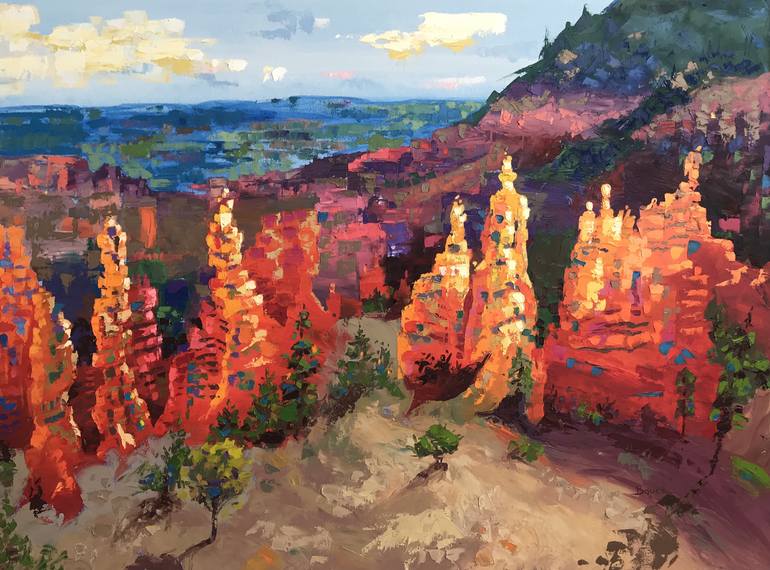 Bryce Canyon Painting by Brandon Bouck | Saatchi Art
