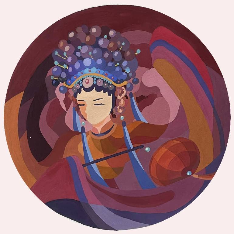 Tuong Actresses Painting by Phung Wang | Saatchi Art