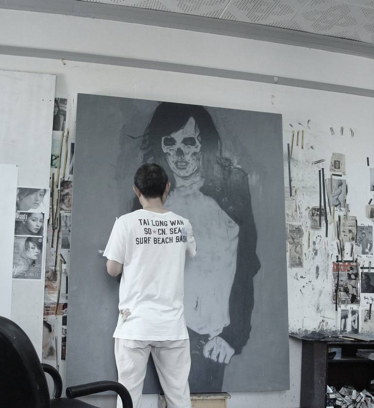 shot Painting by Tao Lin | Saatchi Art