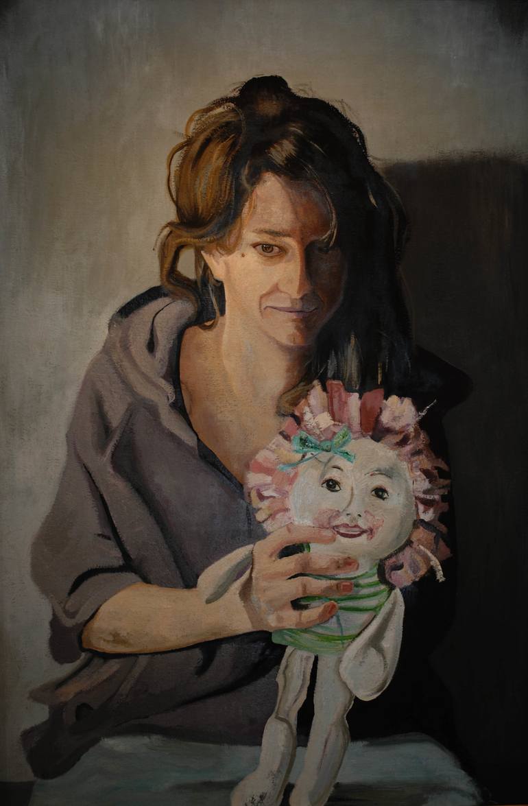 Kitzya Painting by FABIOLA RAYAS | Saatchi Art