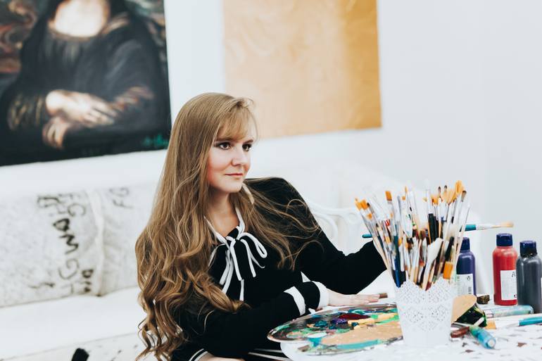 Portals of the Solar Queen Painting by MARGARITA BONKE | Saatchi Art