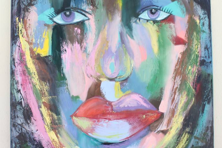 Mystic eyes Painting by Amanda Bosman Hoffmann | Saatchi Art