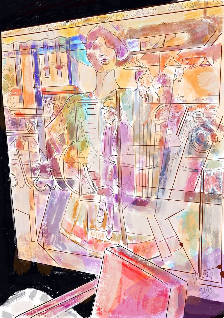 MIRROR Painting by Cesc Art | Saatchi Art