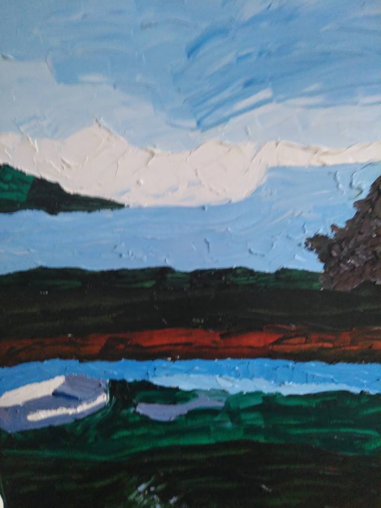 Laugharne Painting by Lizzie Tobin | Saatchi Art