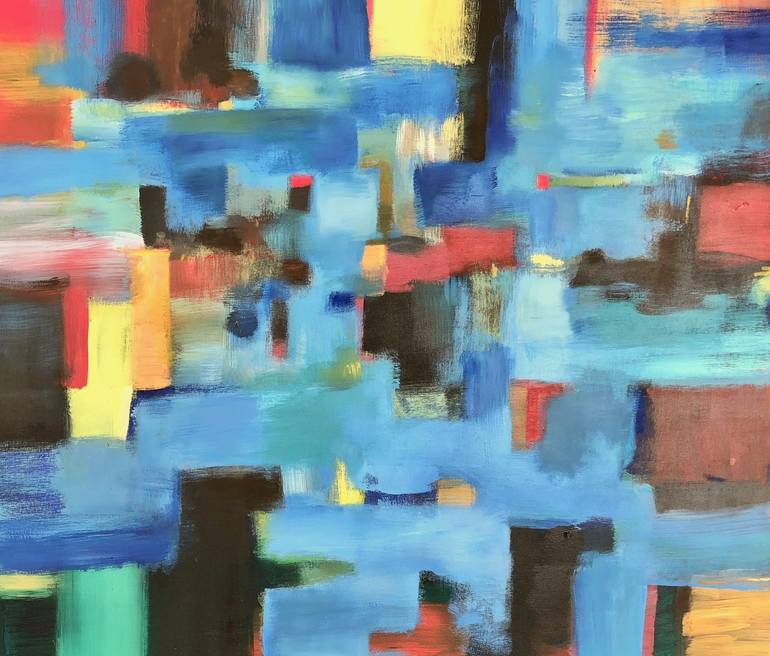 Blue Modulation Painting by John Scott Cilmi | Saatchi Art